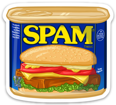Spam Can - Sticker – Asians Never Die