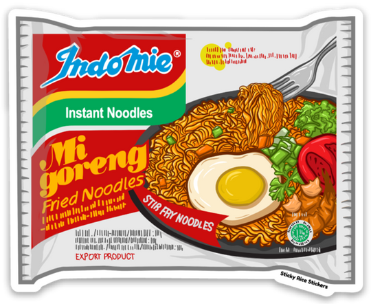 Mi Goreng - Sticker – Asians Never Die